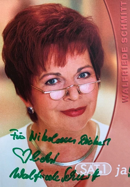 WALFRIEDE SCHMITT * Schauspielerin * TV * Original Autogramm * handsigniert * EUR 2,99 - PicClick DE
